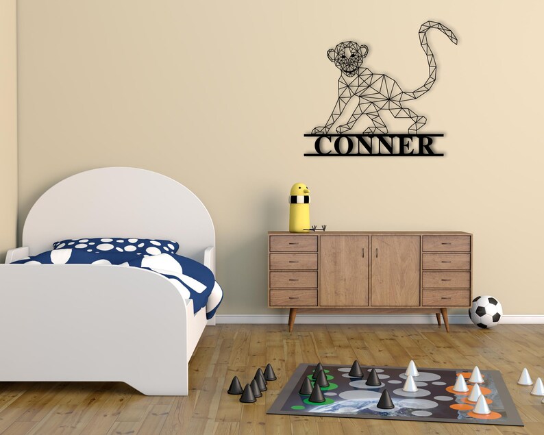 Personalized Metal Monkey Sign Custom Monkey Sign Kids Room - Etsy