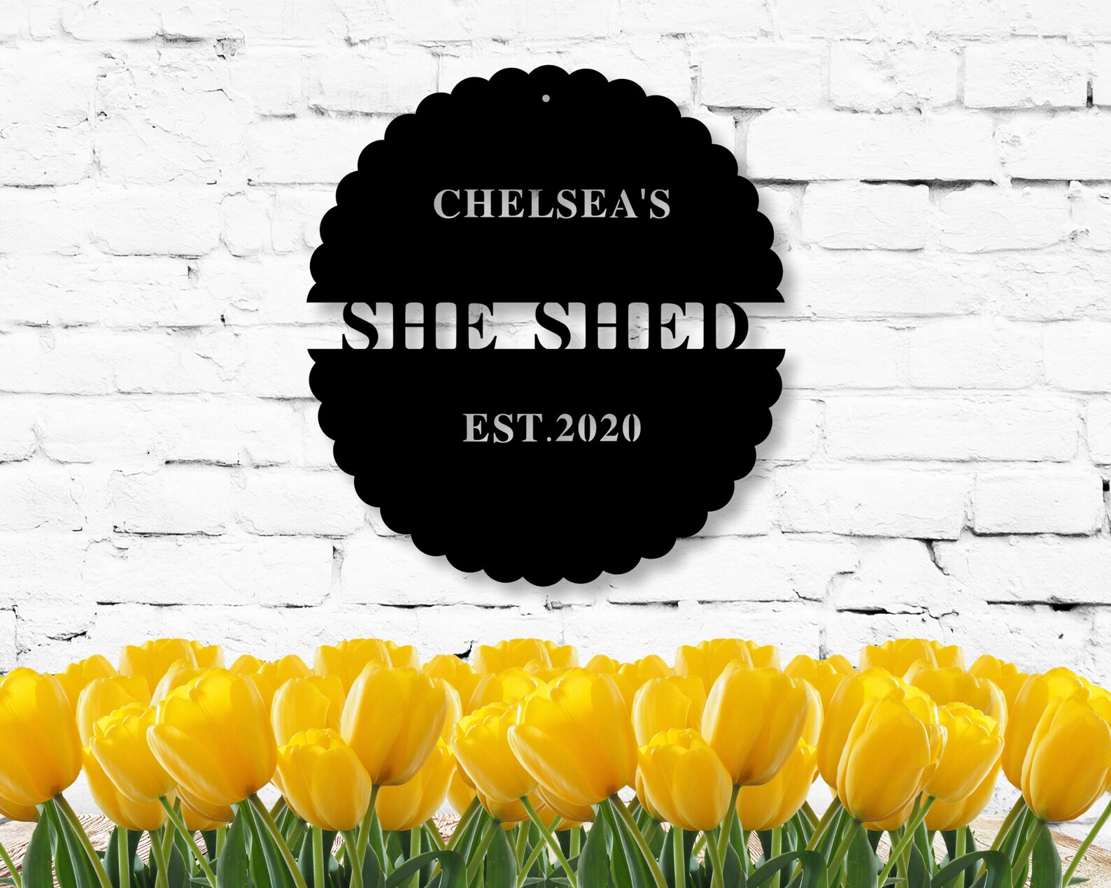 Metal She Shed Sign Outdoor Sign Established Date Sign Gift - Etsy