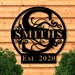 Custom Family Name Metal Sign Custom Metal Name Sign - Etsy