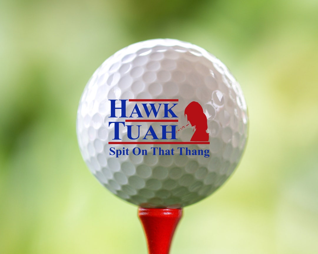 Hawk Tuah Spit on That Thang Golf Balls, Funny Bachelor Party Guys Trip ...