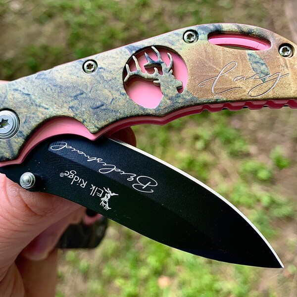 Pink Pocket Knife - Etsy