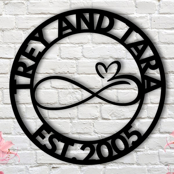 Infinity Name Sign - Etsy