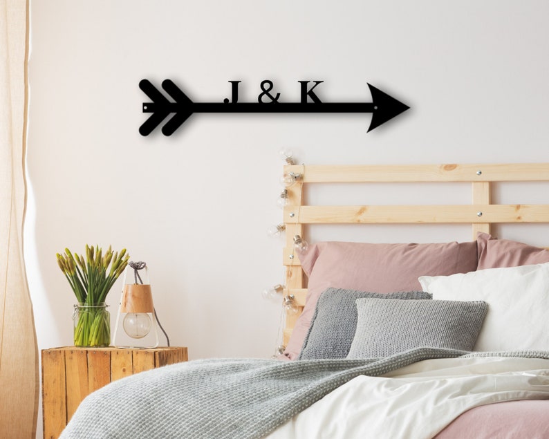 Custom Personalized Arrow Sign With Name or Date Custom - Etsy