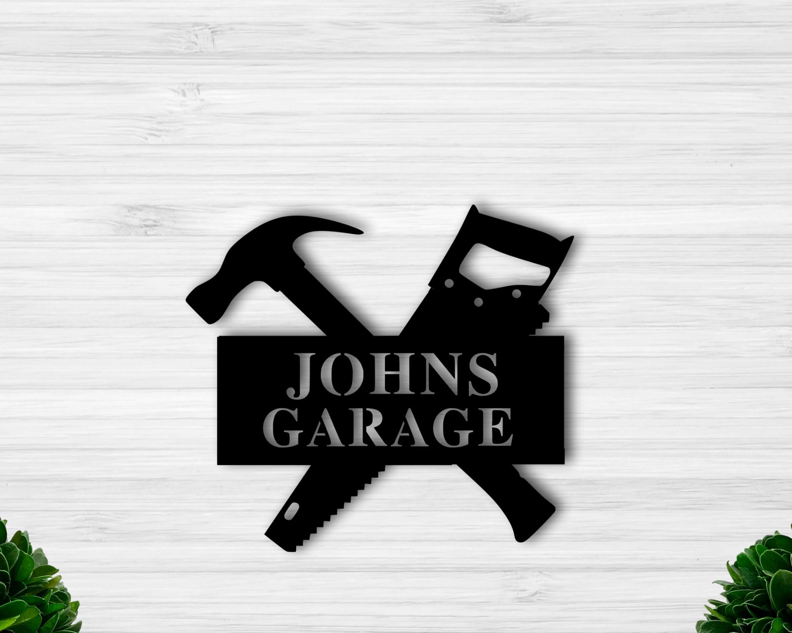 Personalized Garage Sign Metal Sign for Garage Custom Garage | Etsy