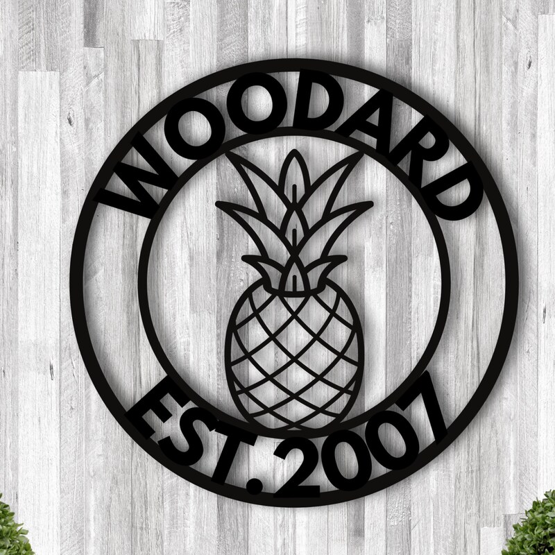 Pineapple Welcome Sign - Etsy