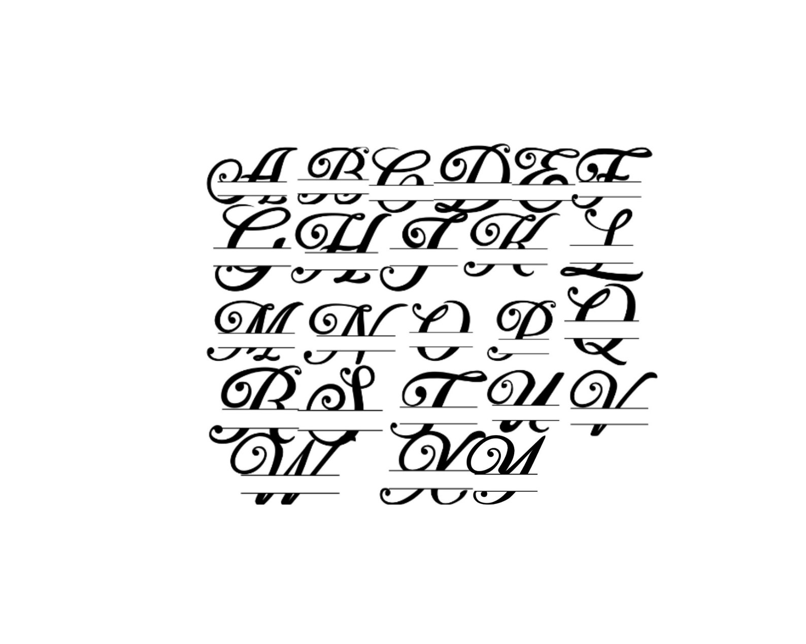 Personalized Split Monogram Custom Metal Family Name Sign | Etsy