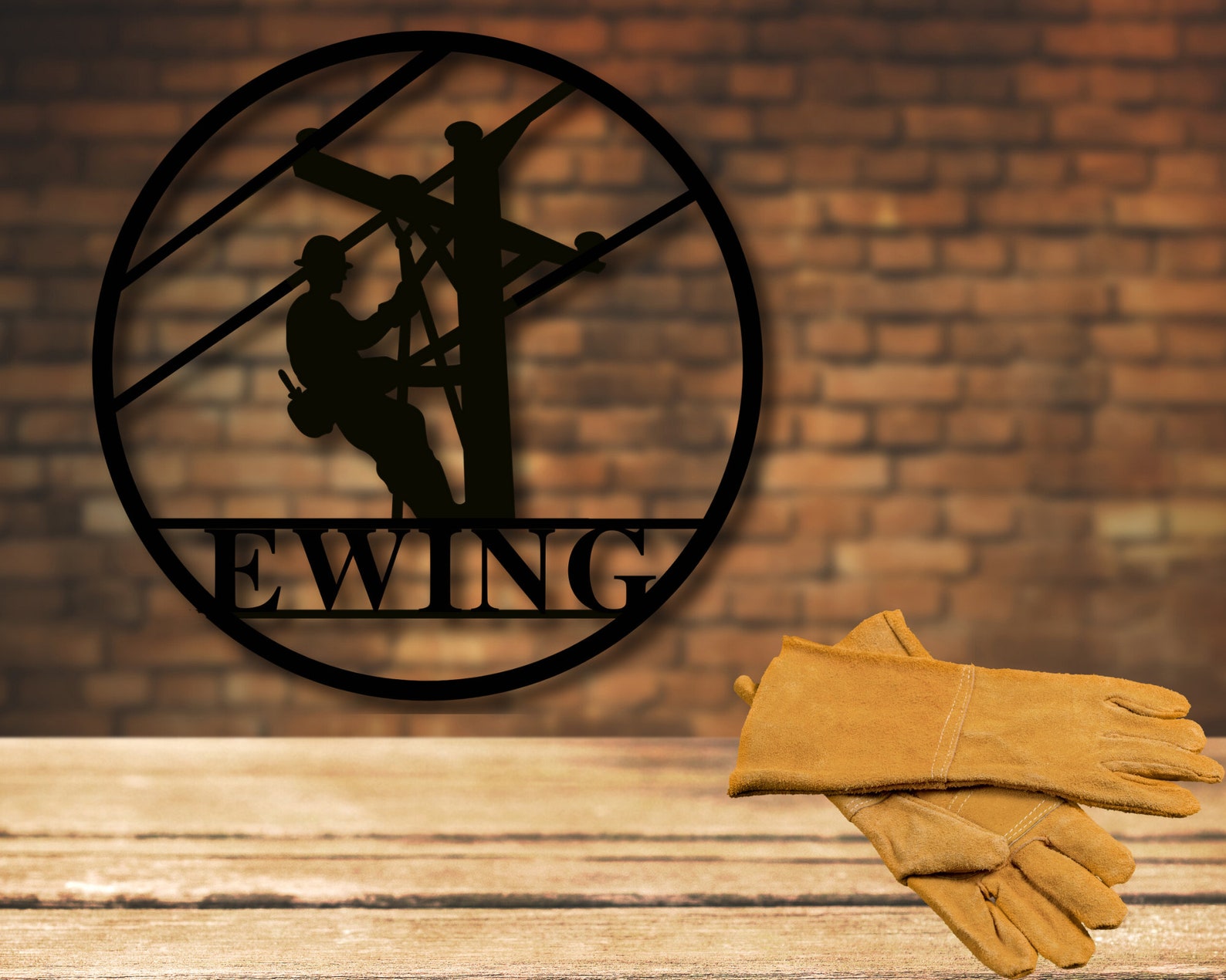 Lineman Last Name Metal Sign Lineman Graduation Personalized - Etsy