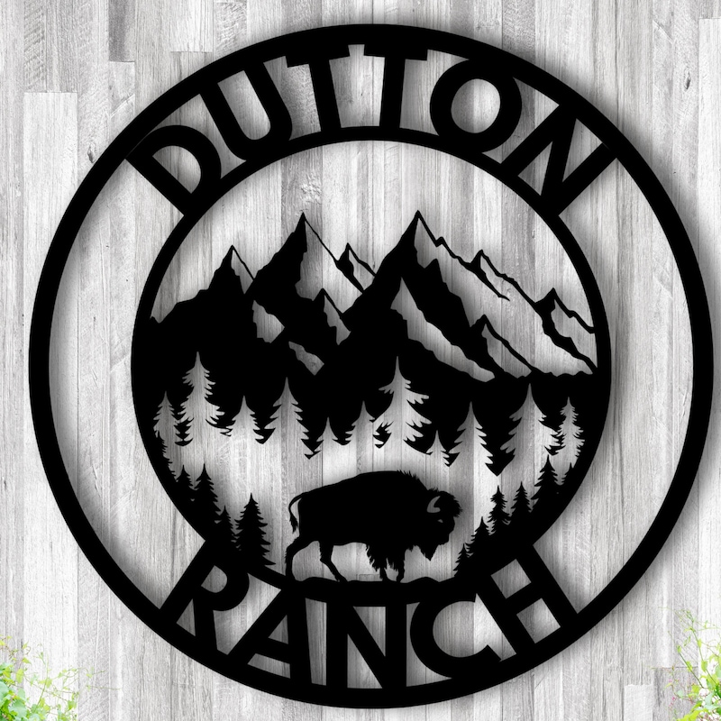 Metal Bison Sign - Etsy