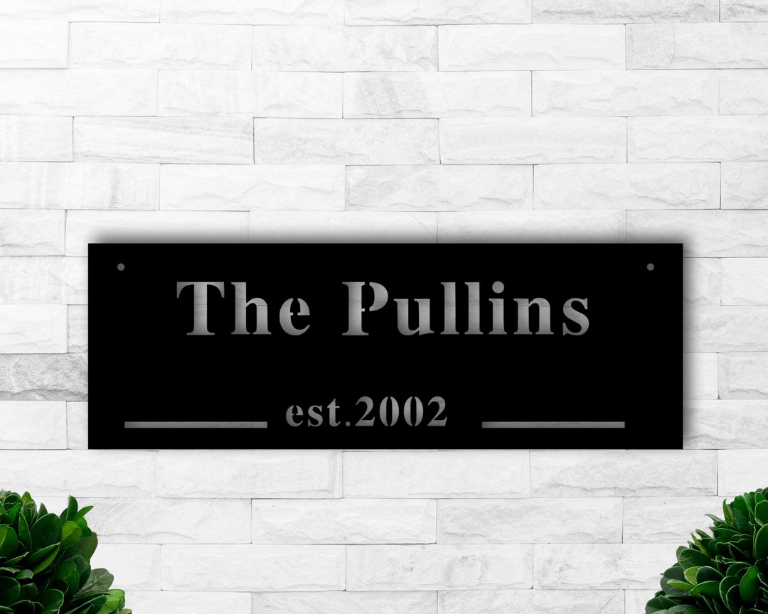 Established Sign, Establish Sign, Custom Metal Sign, Metal Signs ...