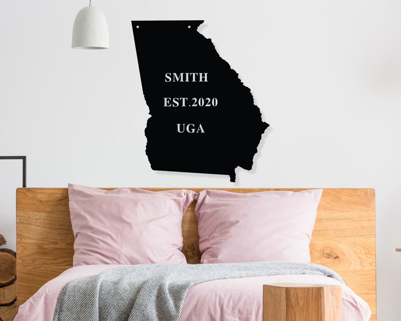 Georgia Metal Art Established Family Sign Metal Monogram - Etsy