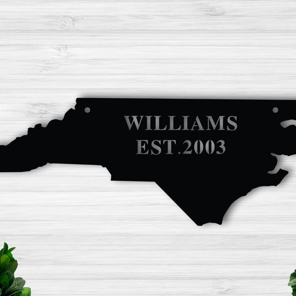 Nc Metal Home Sign - Etsy