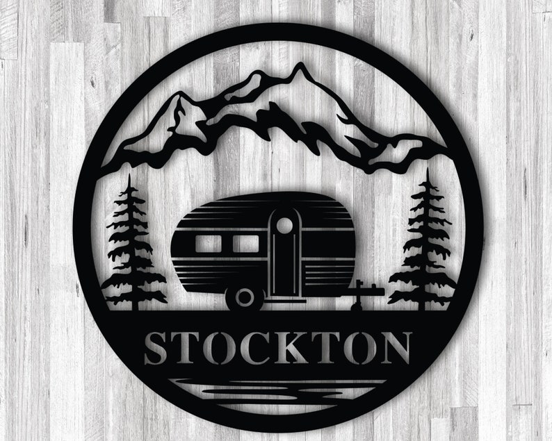 Personalized Metal Camping Sign Camping Sign Custom Camper - Etsy