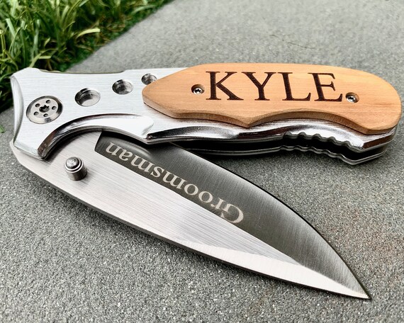 Personalized Pocket Knife With Metal Blade Engraved Knife - Etsy