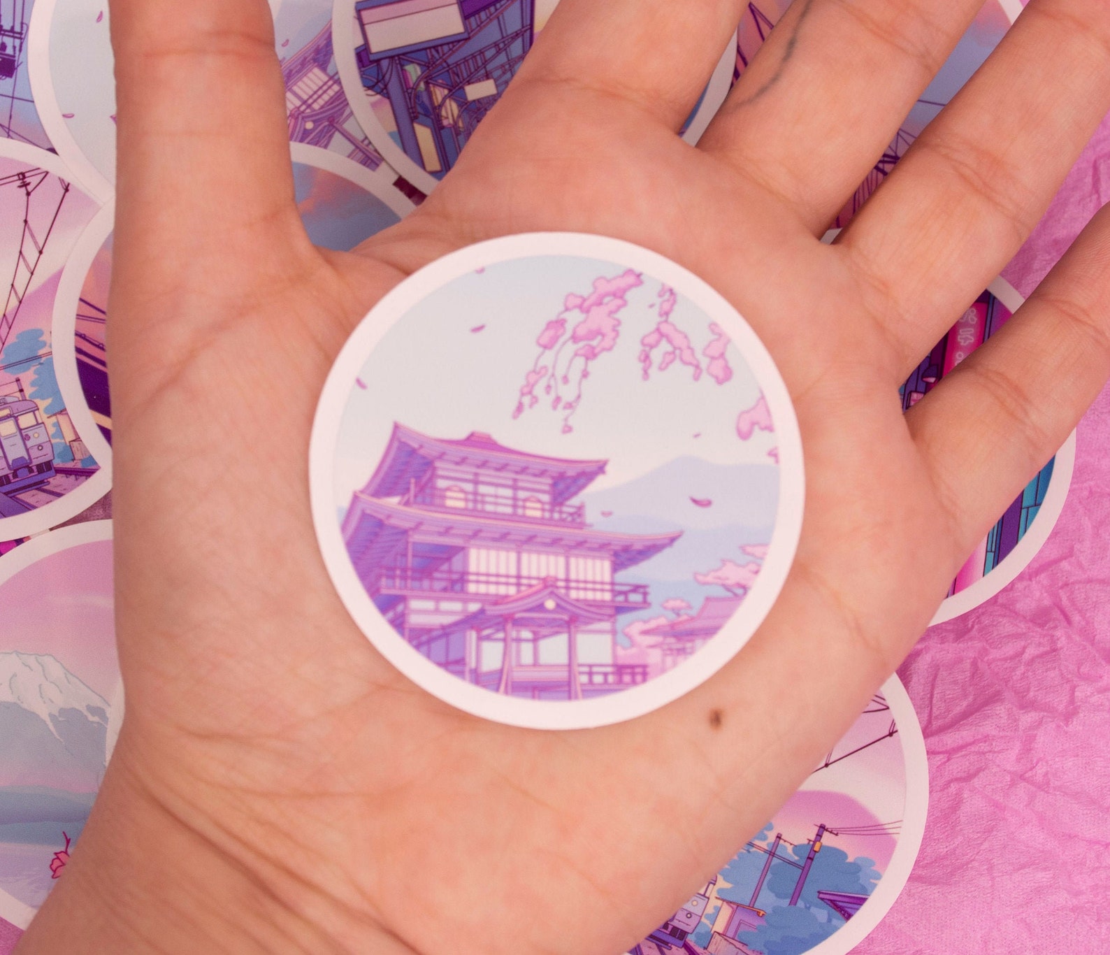 Kawaii Sticker Pack Japanese Landscapes by Kiaru - Etsy