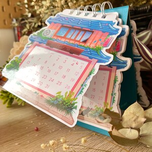 2024 Desk Calendar Kawaii Anime Lofi by Kiaru - Etsy