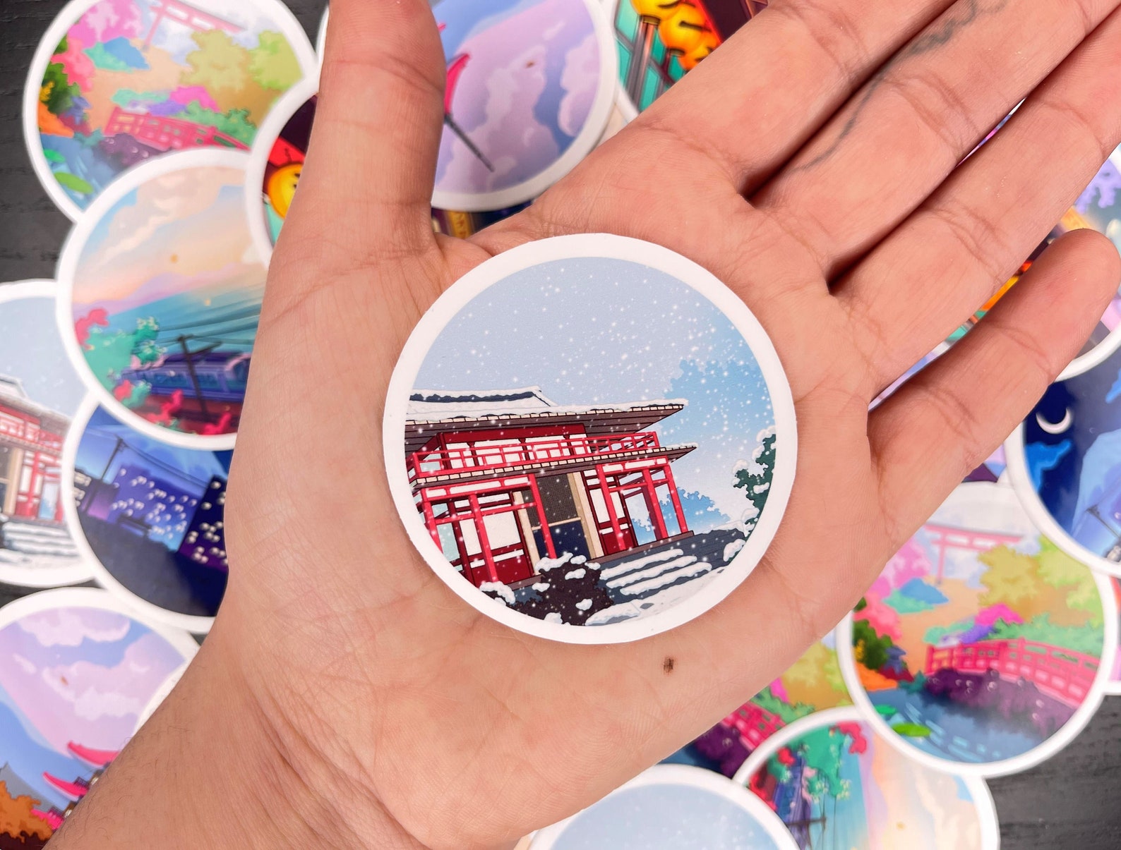 Kawaii Sticker Pack VOL.3 Japanese Landscapes by Kiaru - Etsy