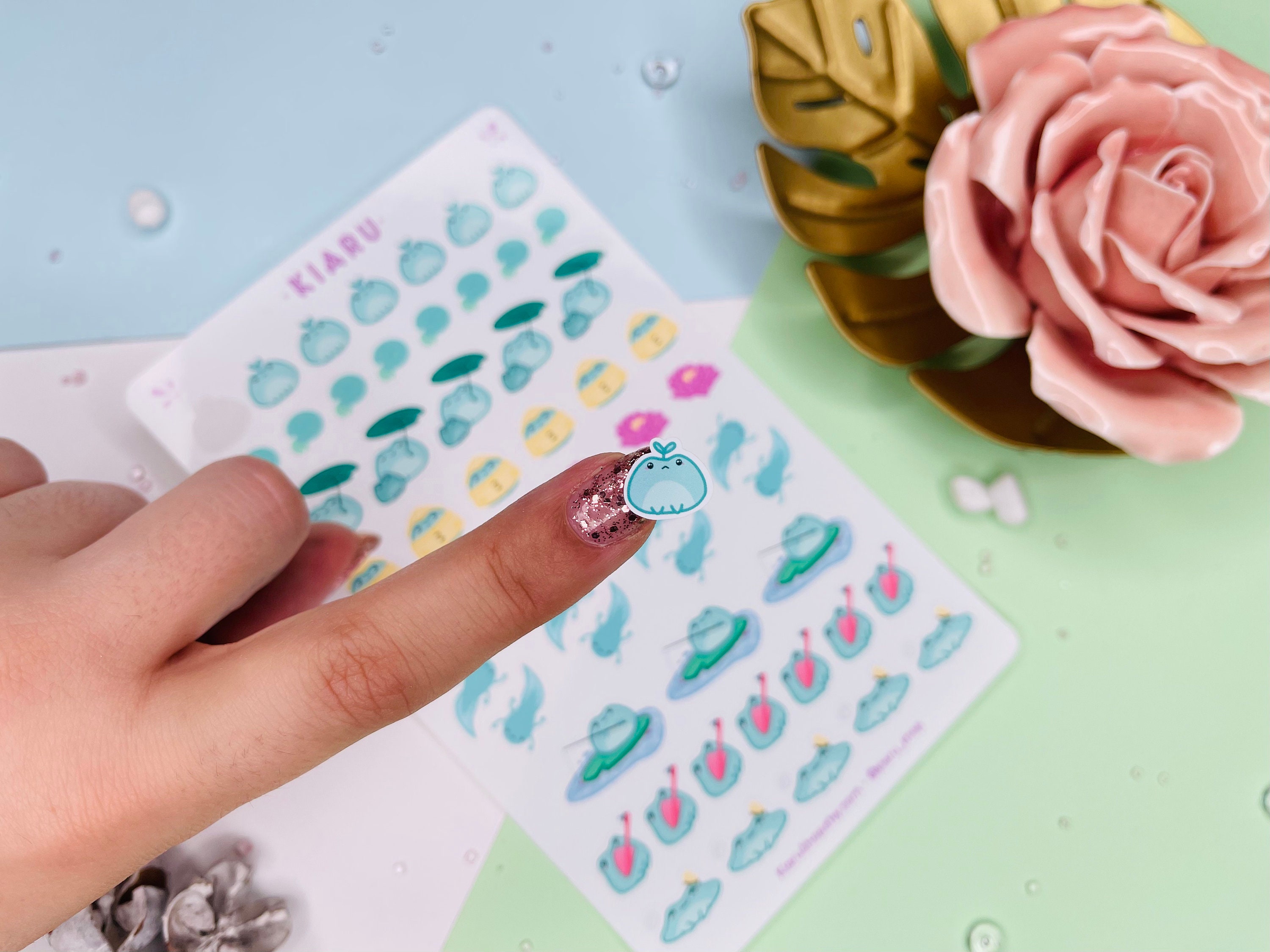 55 PC Mini Sticker Sheet Frog of Japan by Kiaru - Etsy