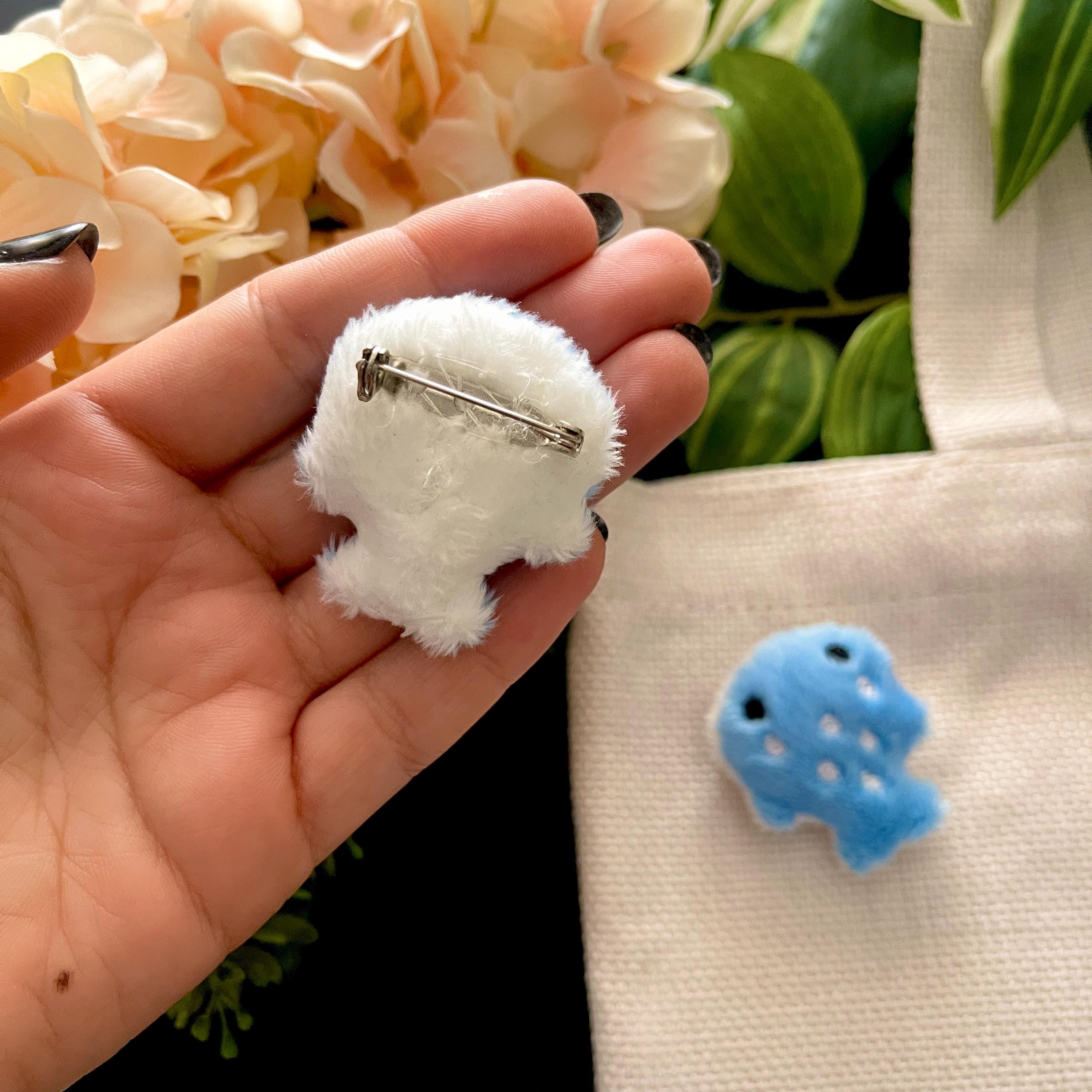 Kawaii Handmade Plush Pin - Little Whale Shark! - by Kiaru - Etsy