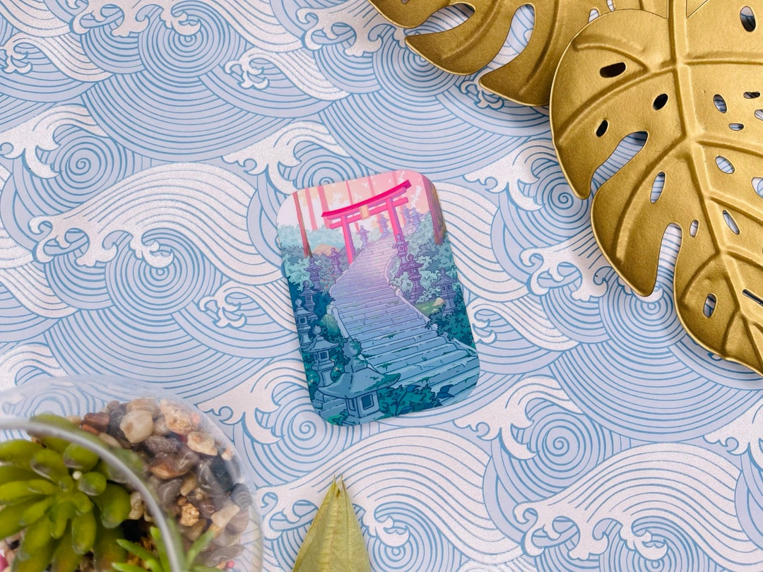 Magnet/imán Kawaii Anime - Japanese Torii Garden! - by Kiaru - Etsy