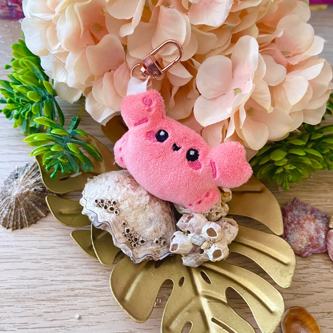 Kawaii Cute Mini Plush Keychain Summer Ocean Sea Crab by Kiaru - Etsy