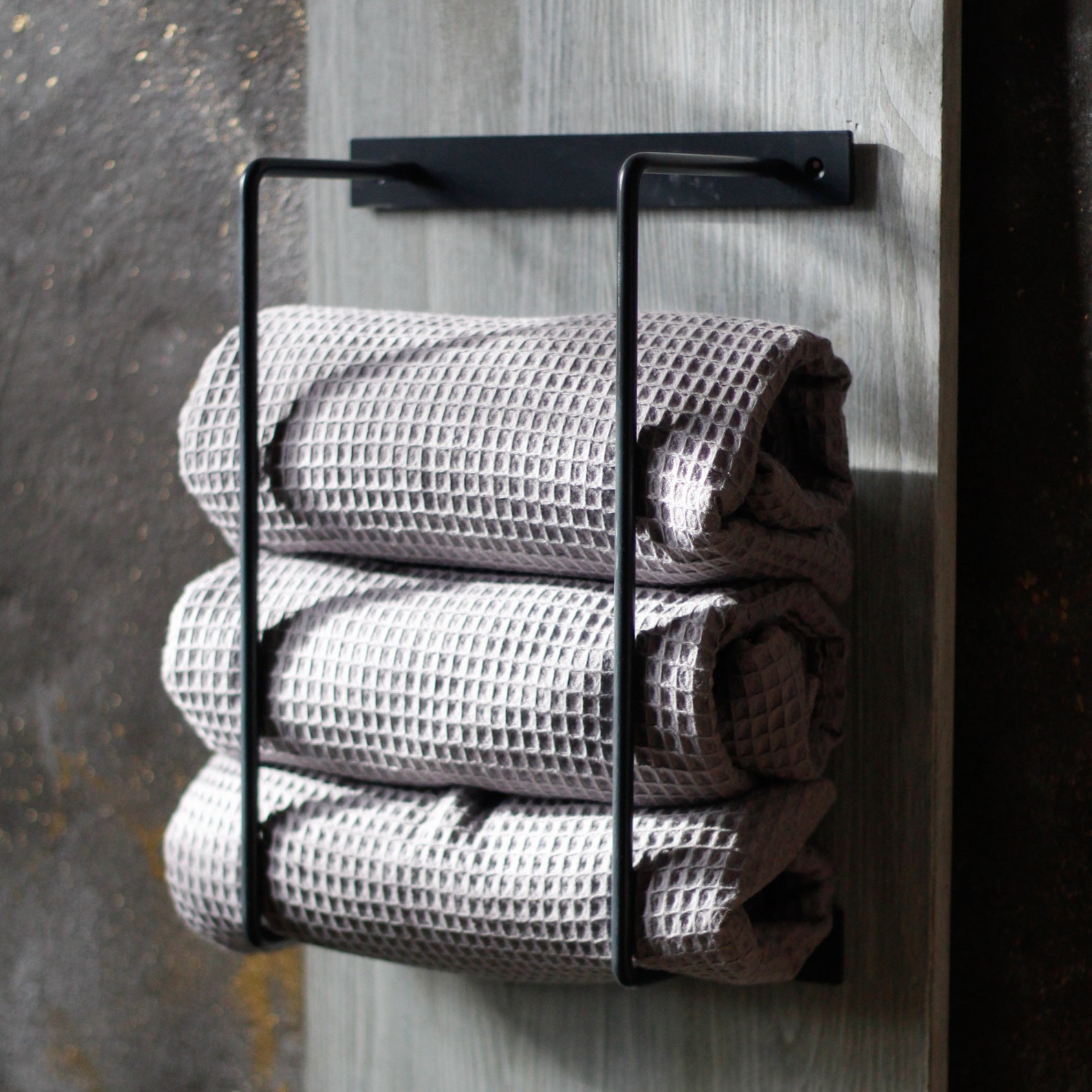 Towels Holder Solid Steel Hand and Bath Towels Wall Mount - Etsy