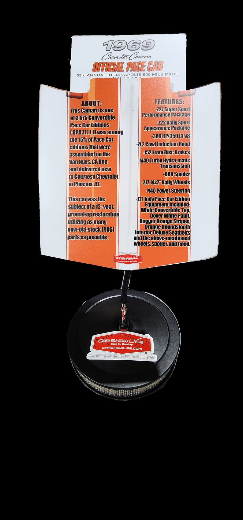 Car Show Life Stand - Etsy