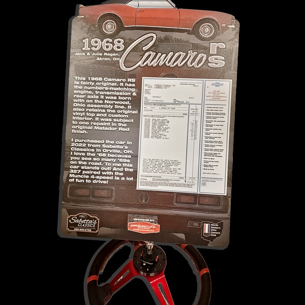 Car Show Board - Etsy