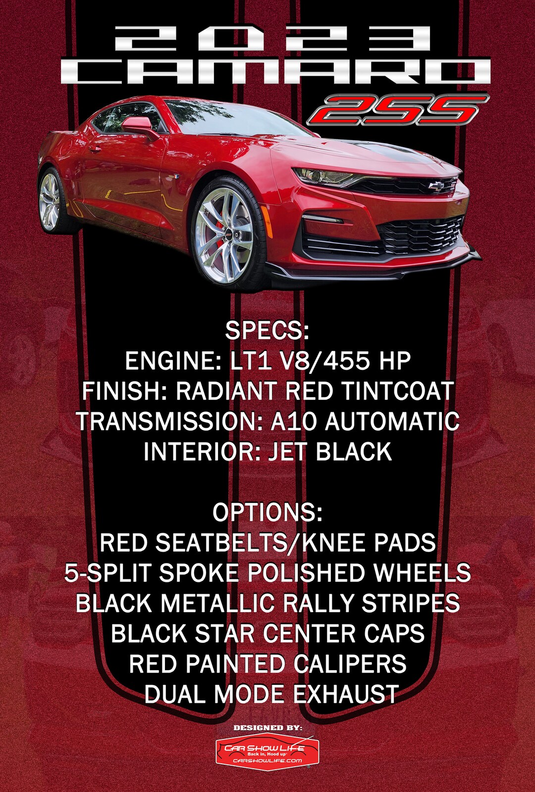 Custom Show Boards-basic Design - Etsy