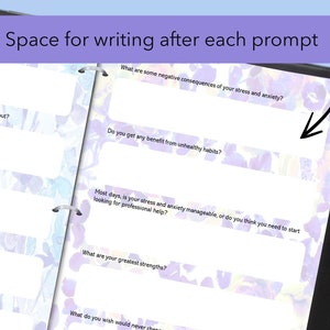 Printable Anxiety and Stress Journal Prompts, Anxiety Journal Prompts ...
