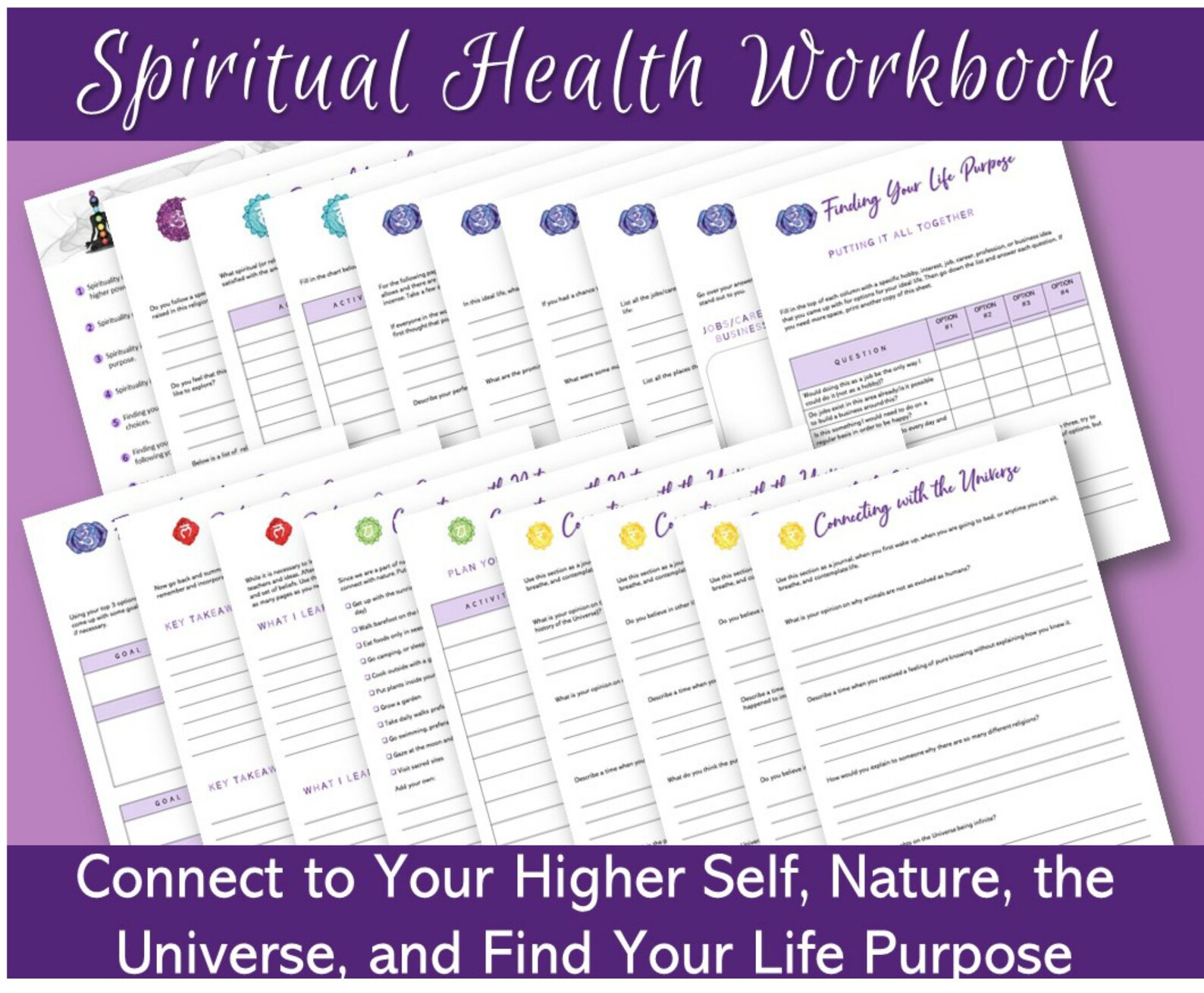 Holistic Bundle, Printable Health Planner, Healthy Lifestyle, Wellness ...