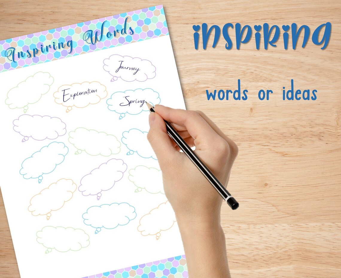 Inspiration Journal Printable Journal Journal Pages - Etsy