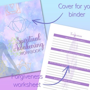Printable Spiritual Workbook, Spiritual Awakening, Spiritual Self Care ...