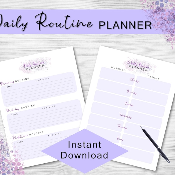 Night Time Routine Pages - Etsy Australia