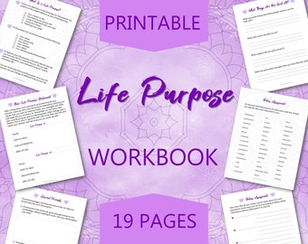 Find Your Life Purpose, Passion, Career Path, Soul Purpose, Printable ...