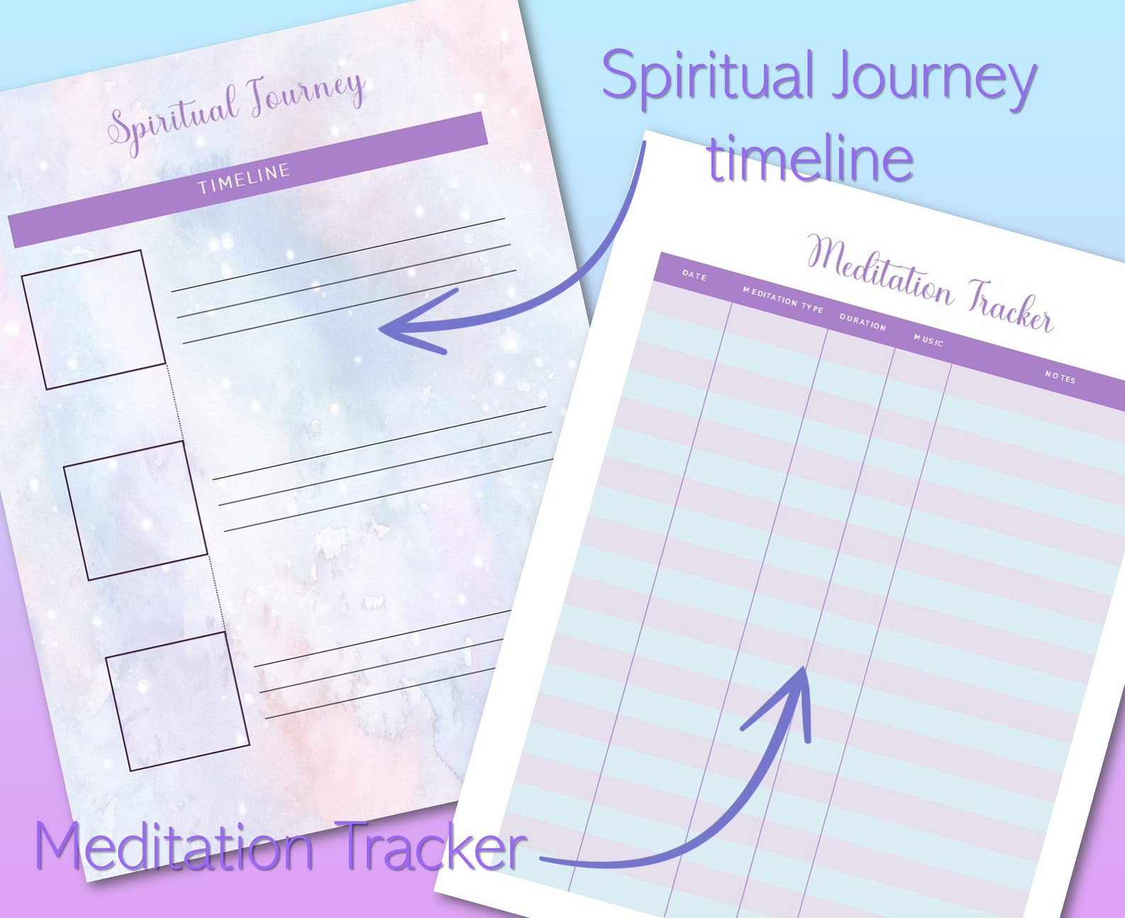 Printable Spiritual Workbook, Spiritual Awakening, Spiritual Self Care ...