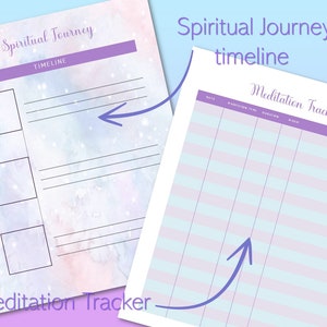 Printable Spiritual Workbook, Spiritual Awakening, Spiritual Self Care ...