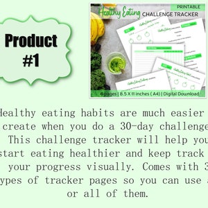 Healthy Eating Bundle, Healthy Food, Grocery List, Health Journal, Eat ...