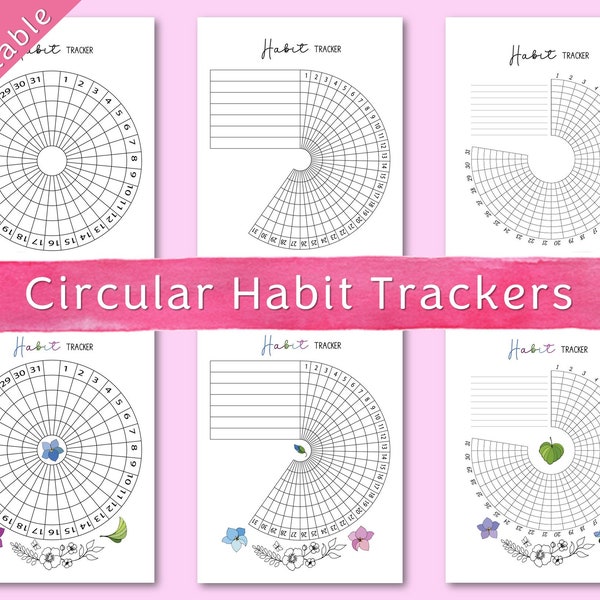Circle Tracker - Etsy