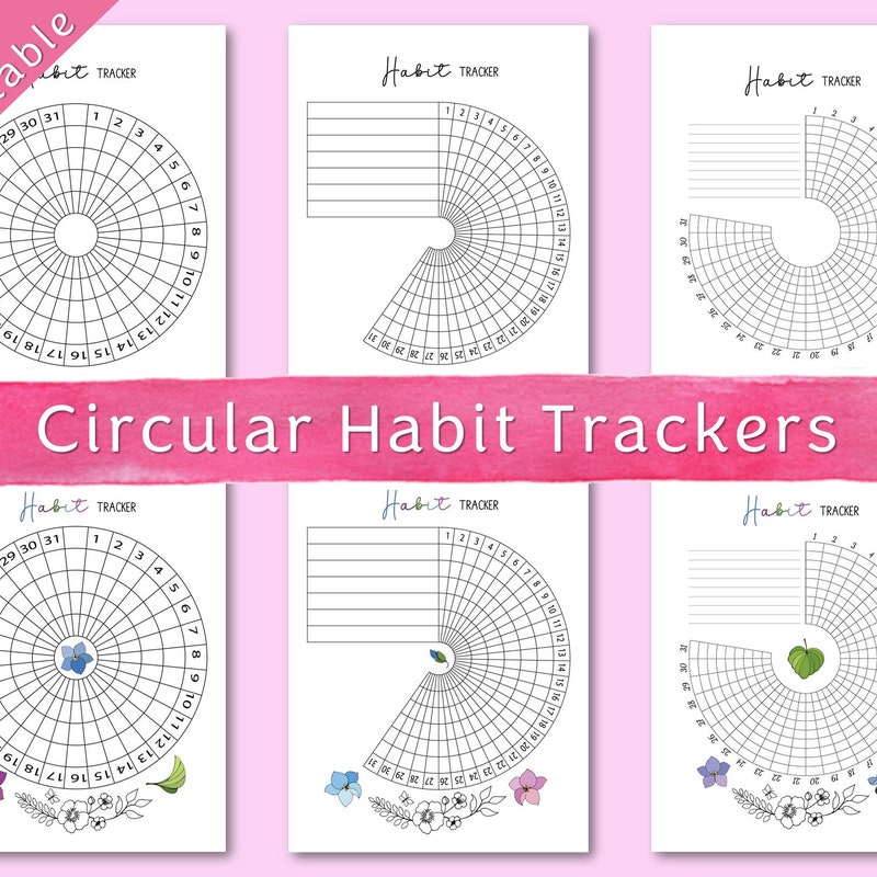 Circle Tracker - Etsy