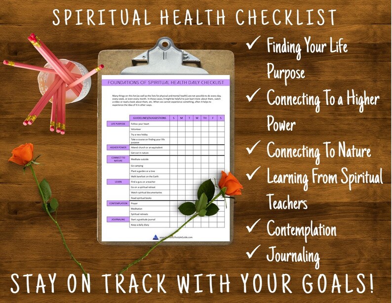 Daily Checklist Printable, Health Tracker, Holistic Health, Body Mind ...
