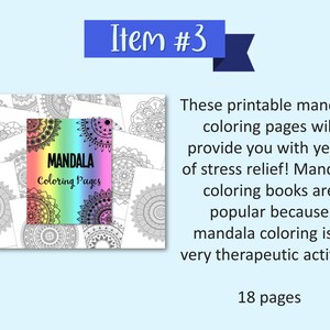 Printable Mindfulness Bundle, Adult Coloring Pages, Mindfulness ...