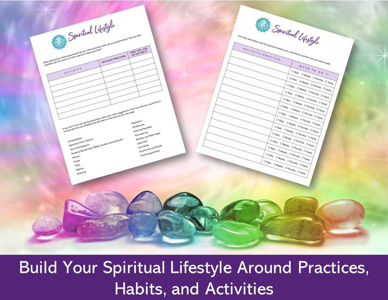 Printable Spiritual Workbook, Spirituality Journal, Higher Self, Life ...