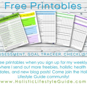 Printable Healthy Habit Tracker, Health and Wellness, Self Care ...