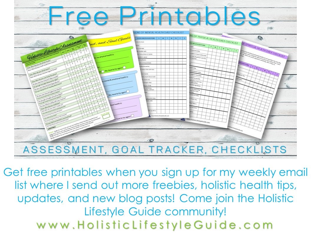 Printable Healthy Habit Tracker Health and Wellness Self - Etsy