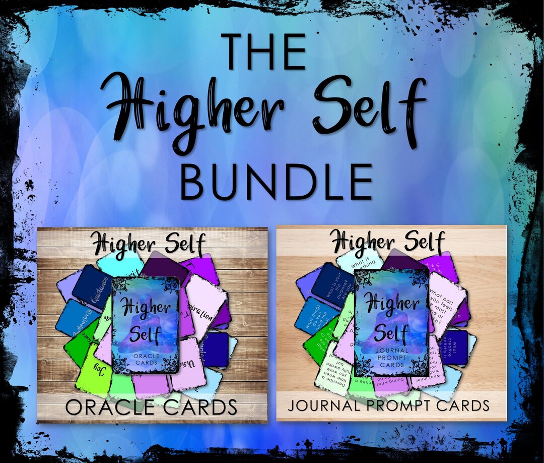 Higher Self, Printable Oracle Cards, Printable Journal Cards, Spiritual ...