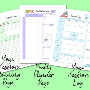 Yoga Journal Printable, Yoga Planner, Yoga Lovers, Yoga Gift - Etsy