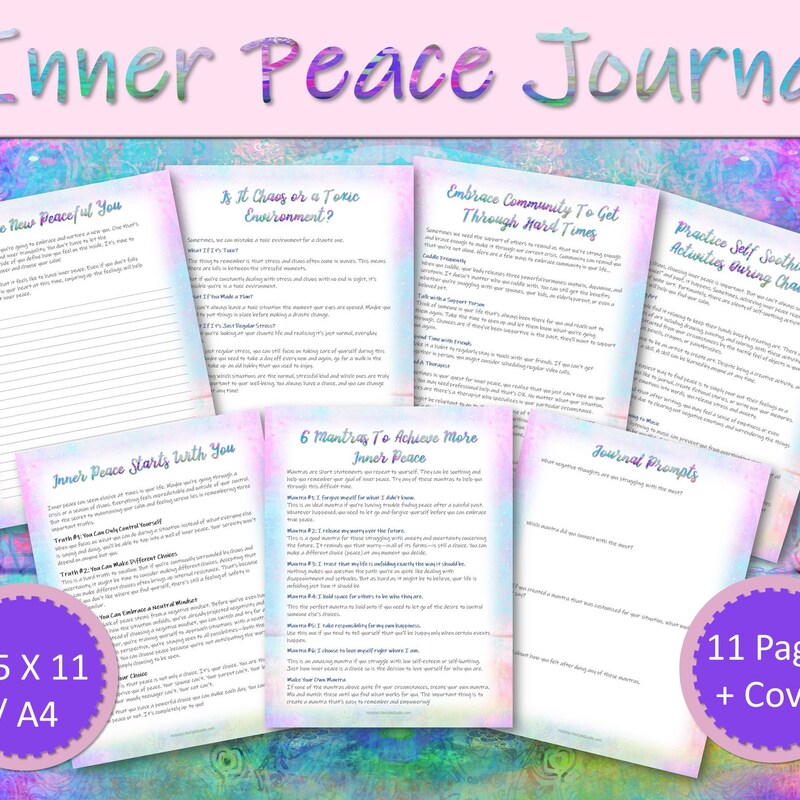 Printable Journal - Etsy