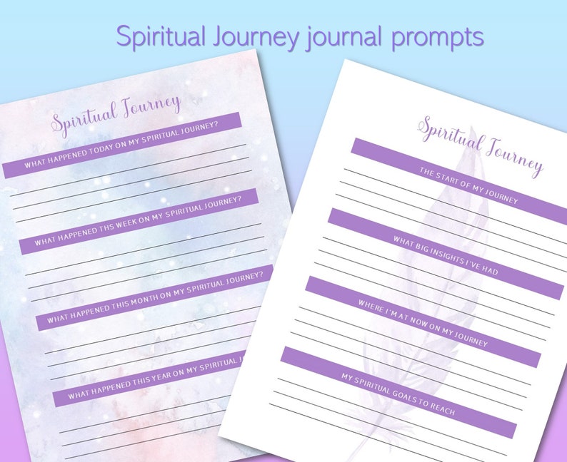 Printable Spiritual Workbook, Spiritual Awakening, Spiritual Self Care ...