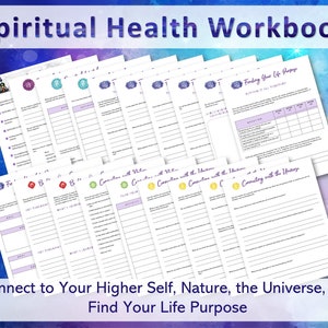 Printable Spiritual Workbook, Spirituality Journal, Higher Self, Life ...