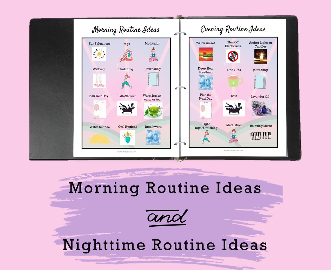 Printable Daily Routine Planner, Routine Chart, Morning Routine ...
